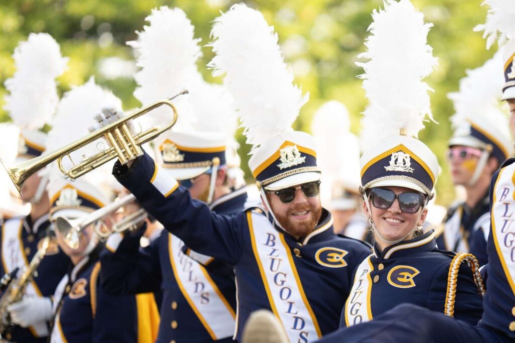Blugold brass: Honors graduate and marching band leader Jack Petrizzo ...