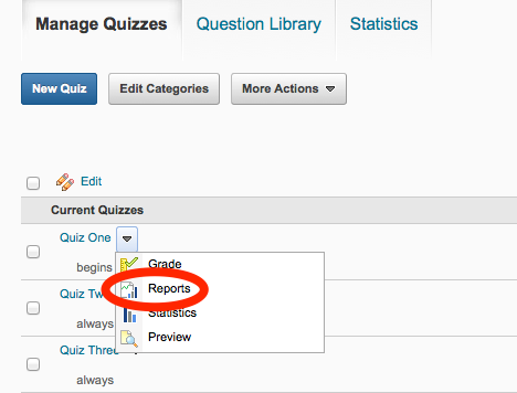 How to Export Quiz & Survey Reports | Learning Technology
