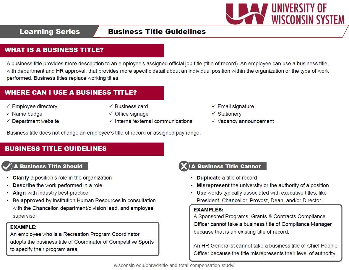 Resources | UW System Human Resources